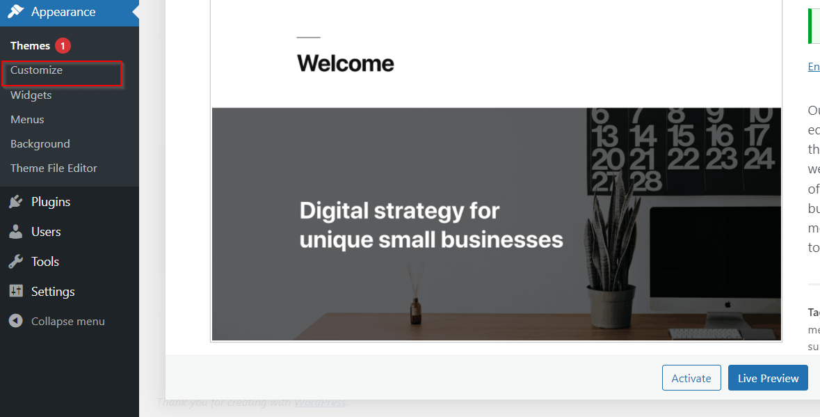 How to use WordPress Customizer (The ultimate go-to tutorial) - EasyWP