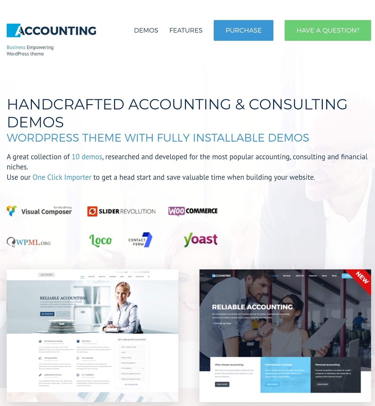 10 best WordPress accounting theme choices for financing sites - EasyWP